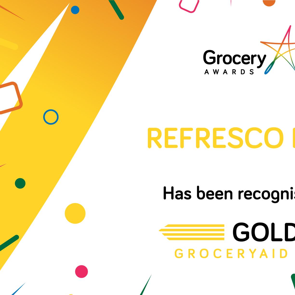 Refresco recognised with a GroceryAid gold award | Refresco