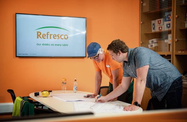 Working in one of our offices | Refresco